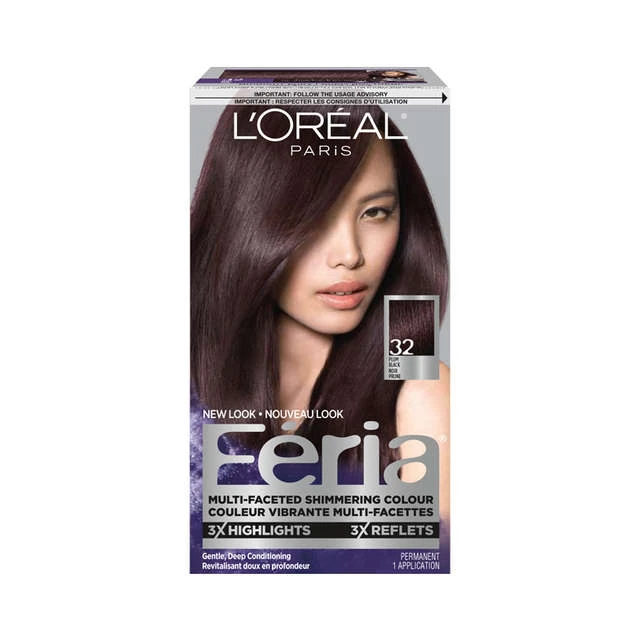 L'Oreal Paris:Feria Plum Black 32 (Midnight Ruby) | Beauty Lifestyle ...