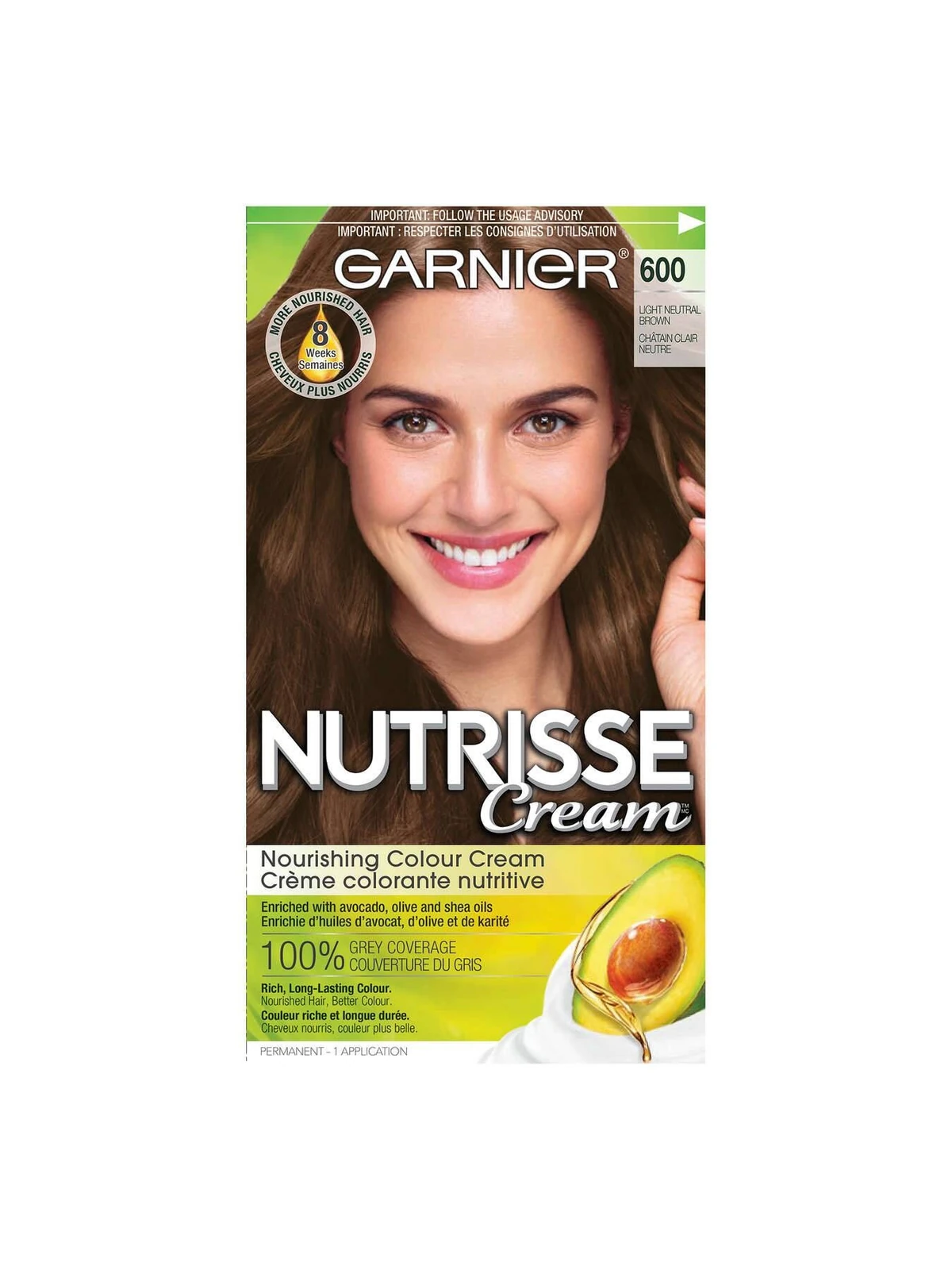 Garnier:Nutrisse Cream Light Neutral Brown 600 | Beauty Lifestyle Wiki ...