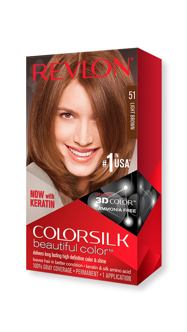 Revlon:ColorSilk Beautiful Color Light Brown 51 | Beauty Lifestyle Wiki ...
