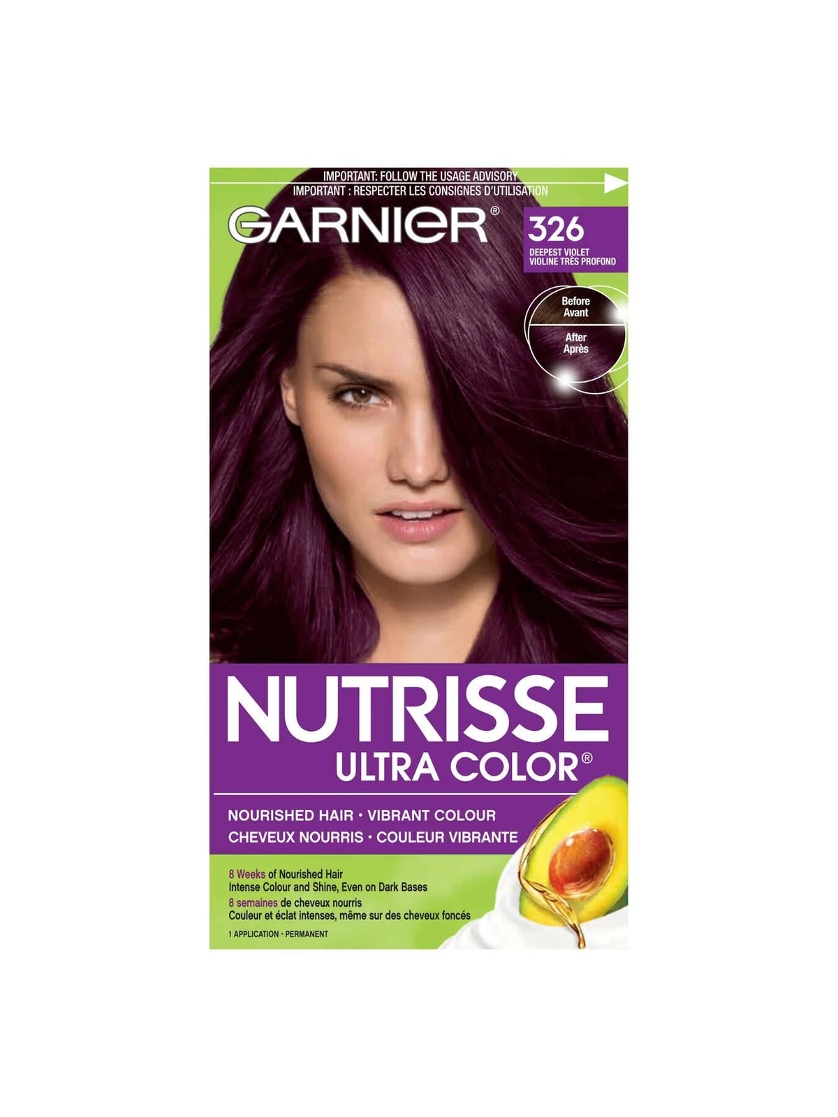 Garnier:Nutrisse Ultra Color Deepest Violet 326 | Beauty Lifestyle Wiki ...