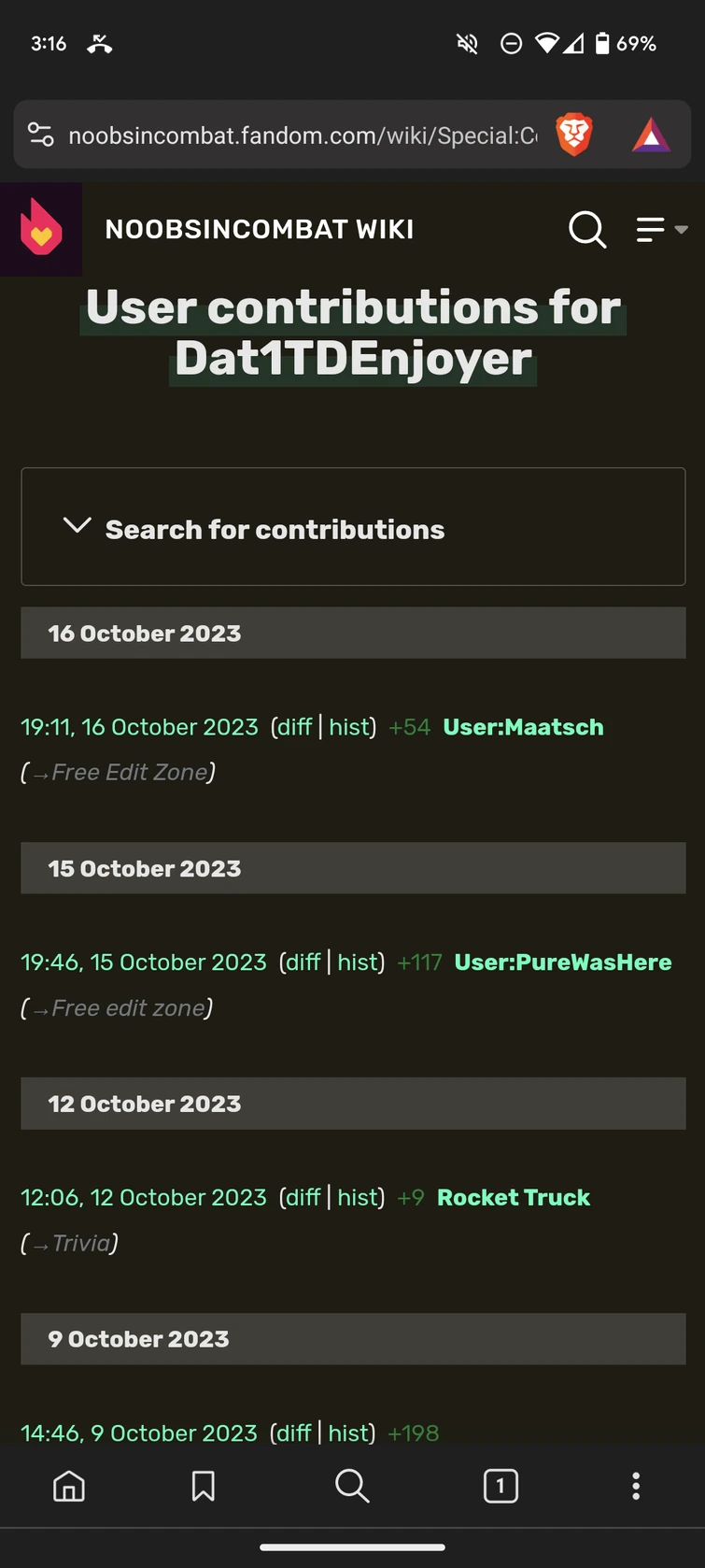 Wait what happened to his global? | Fandom