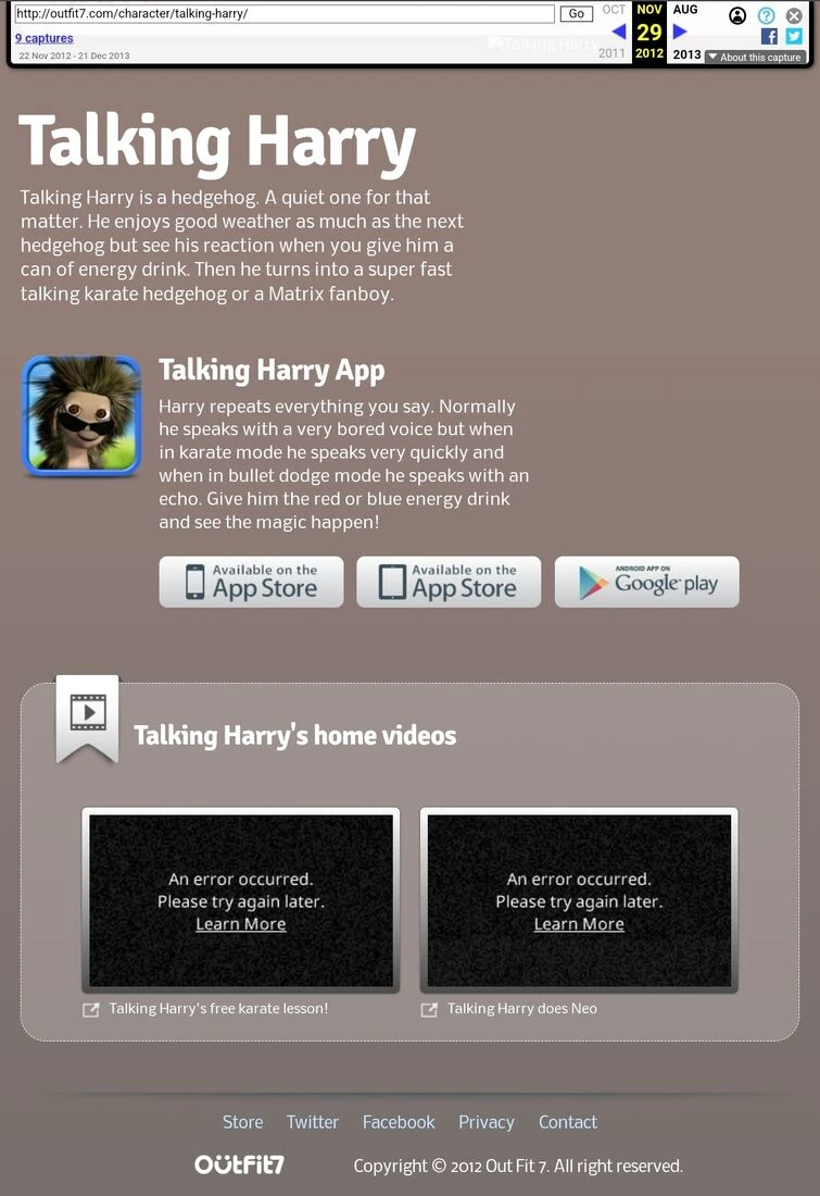 Talking Harry's official videos | Fandom