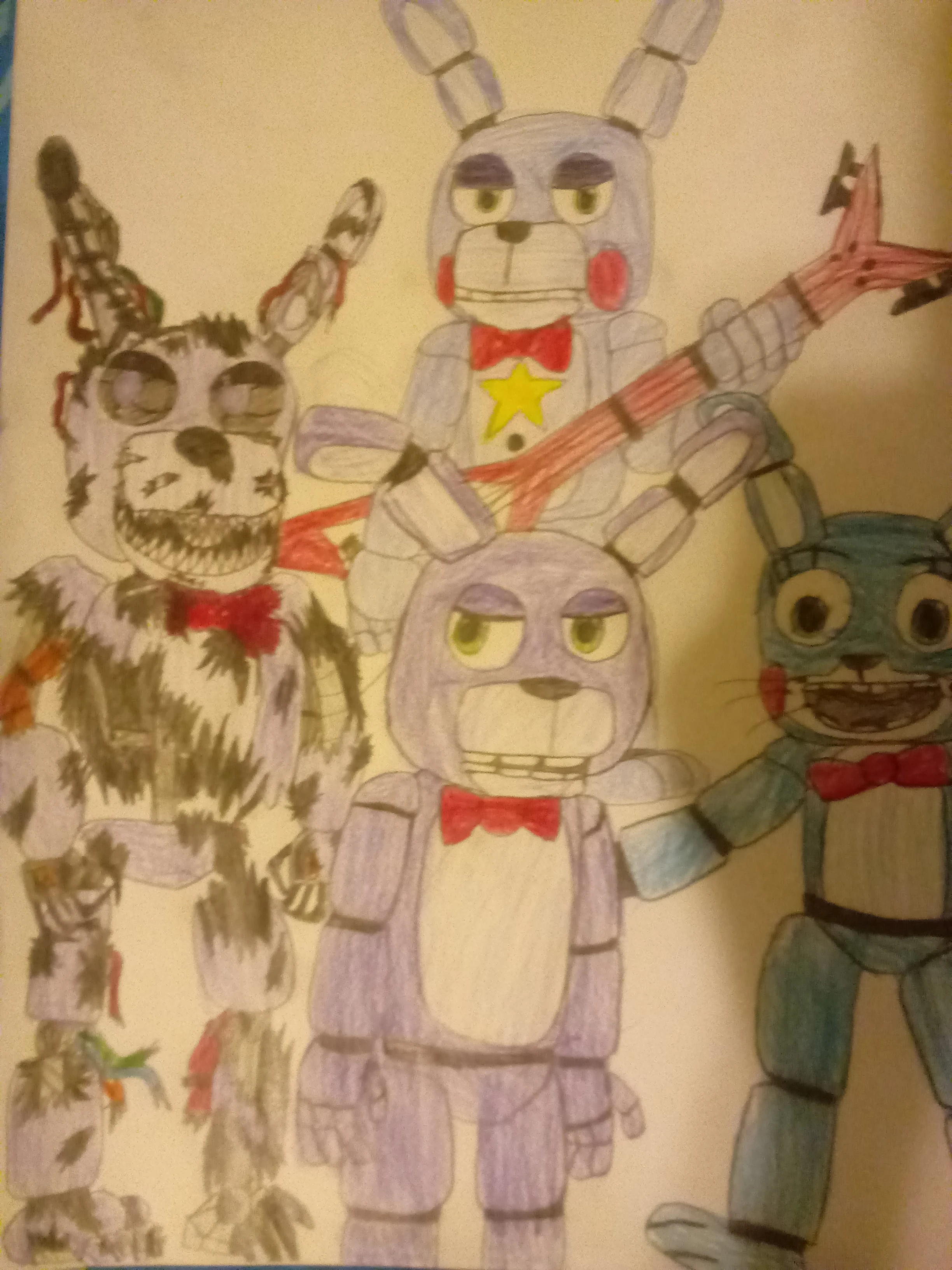 Theorizing on FNAF with my best friend Nate inspired me to draw my ...