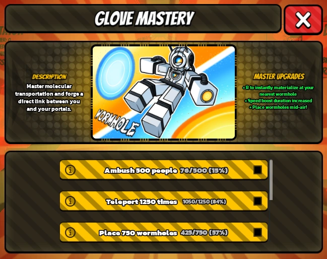 mastery progress | Fandom