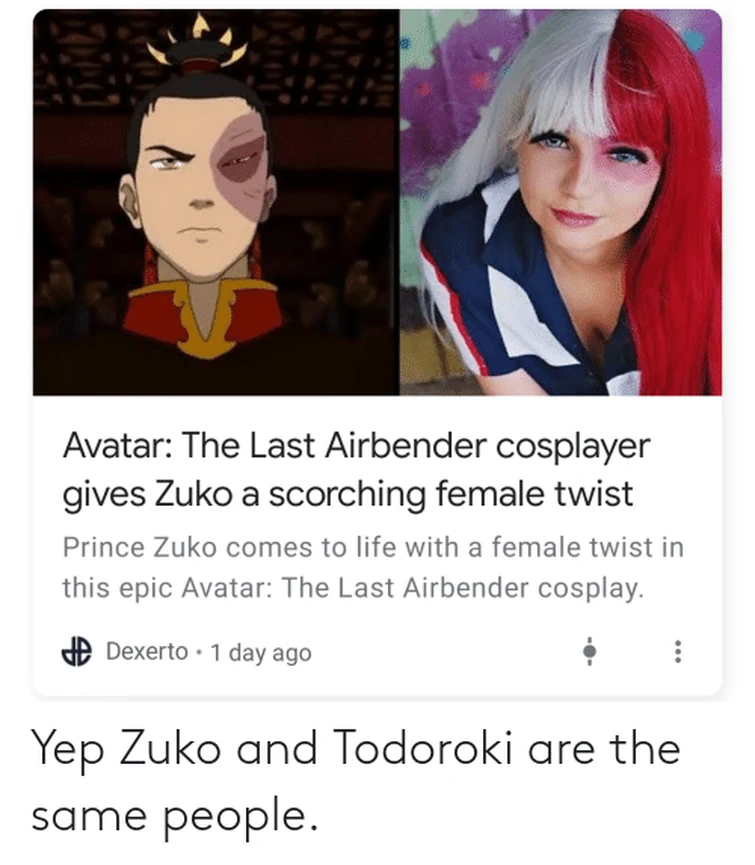 Me annoying you with MHA/ATLA memes again coz I love y’all ️ ️ ️ 😌 | Fandom