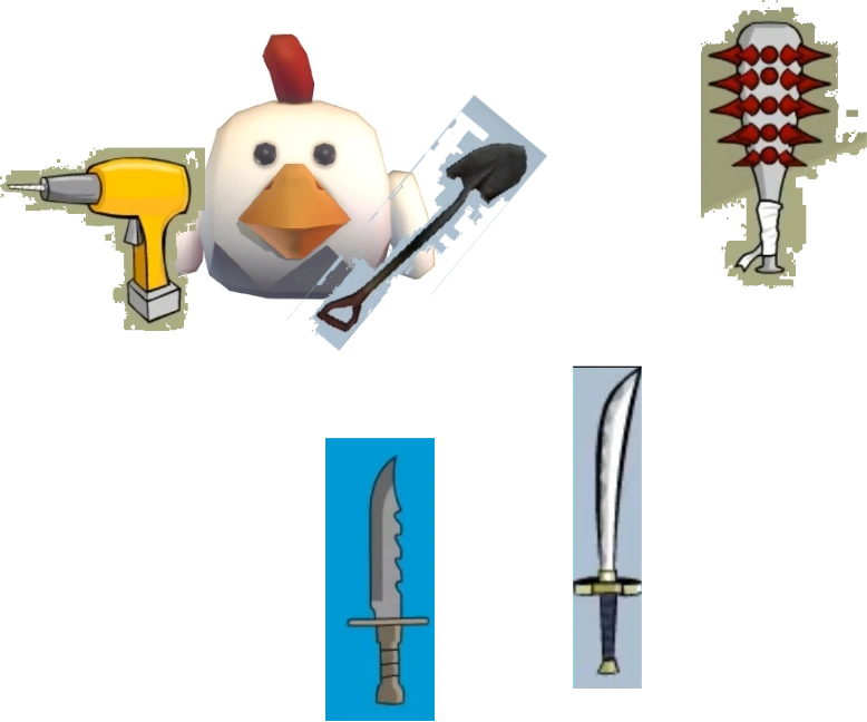 chicken gun melee and guns concept for 4.8.0 | Fandom