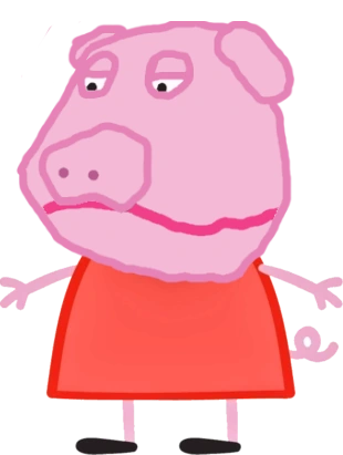 Gurty in Peppa Pig's artstyle | Fandom