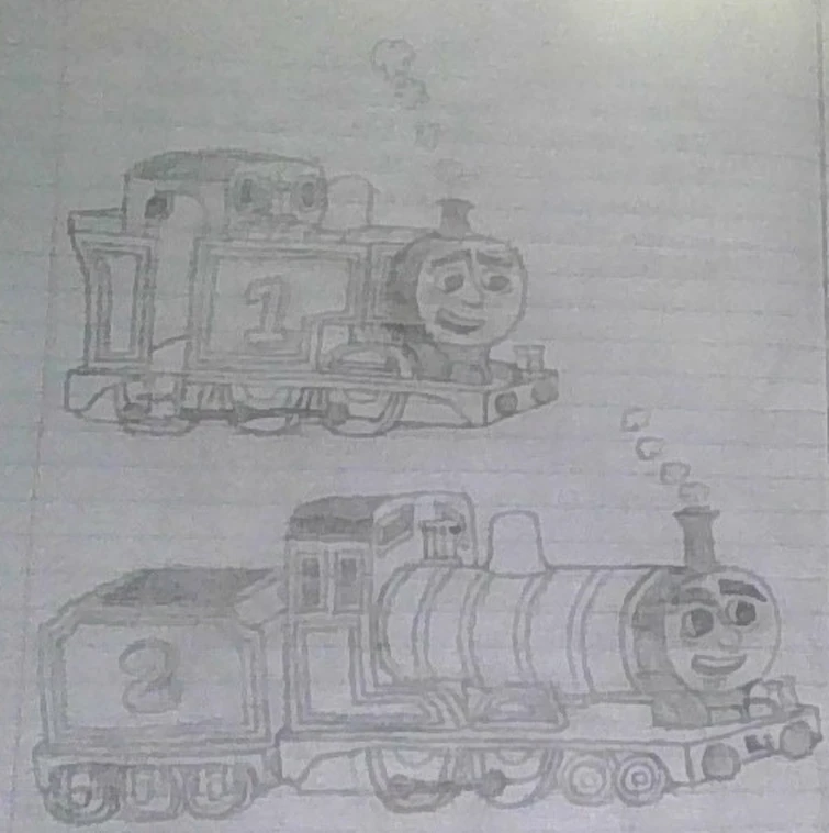 My drawings of Thomas and Edward | Fandom