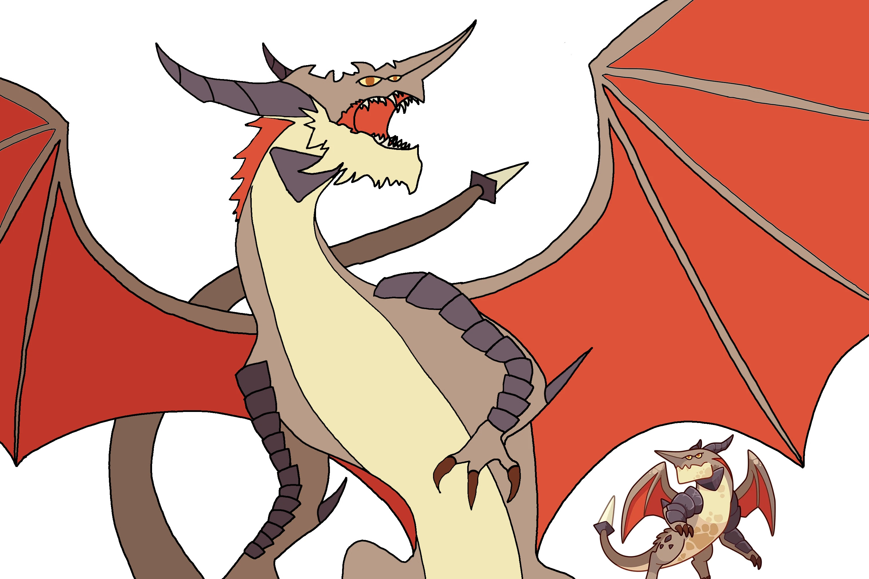 A quick physical dragon sketch | Fandom