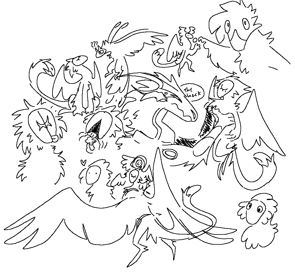 silly little angelic doodles + bonus semi-headcanon?? | Fandom