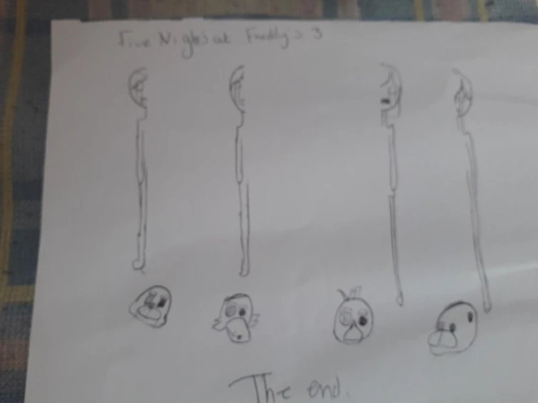 This is my FNAF 3 drawing | Fandom