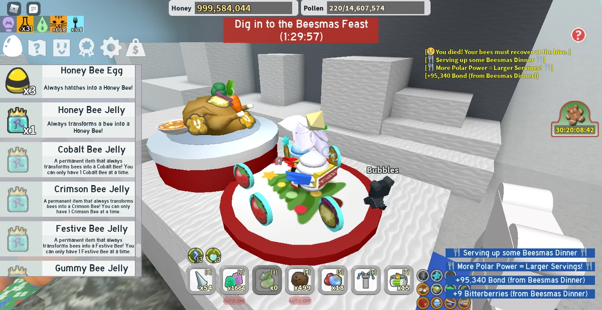 Beesmas Feast | Bee Swarm Simulator Wiki | Fandom