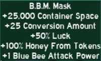 B.B.M. Mask | Bee Swarm Simulator Wiki | Fandom