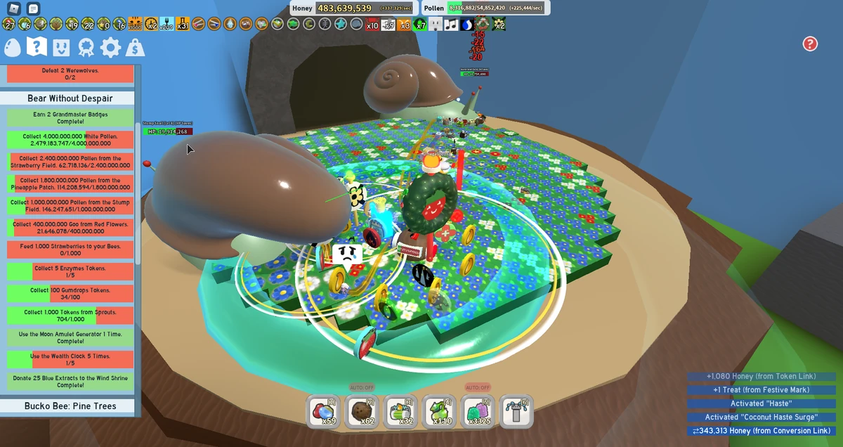 User blog:RegularUserOfTheBSSWiki/Big Brain Stump Field | Bee Swarm ...