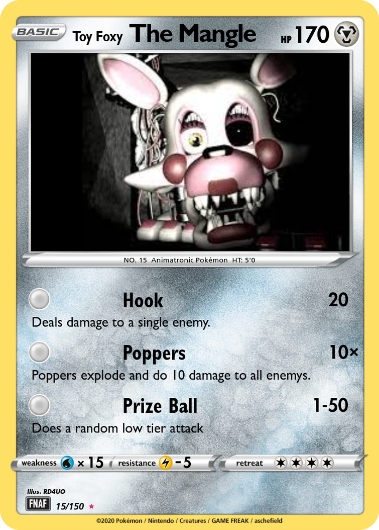 FNAF Pokemon cards part: idk | Fandom
