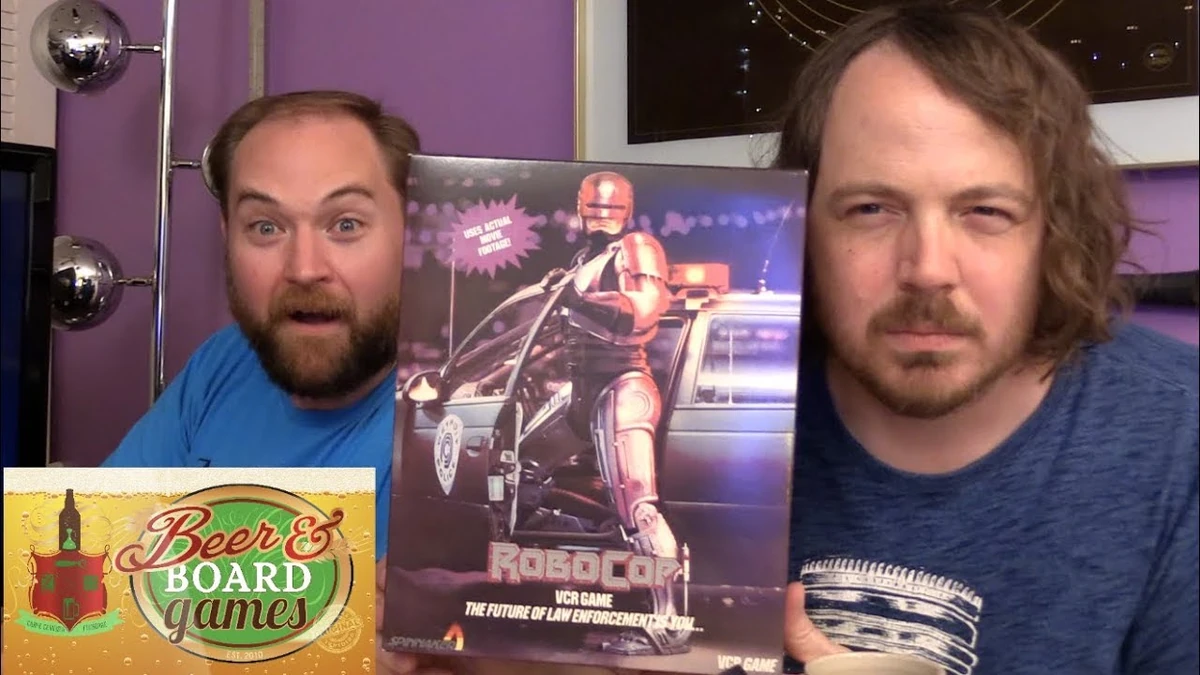 S8E32: "Robocop VCR Game" | Beer and Board Games Wiki | Fandom