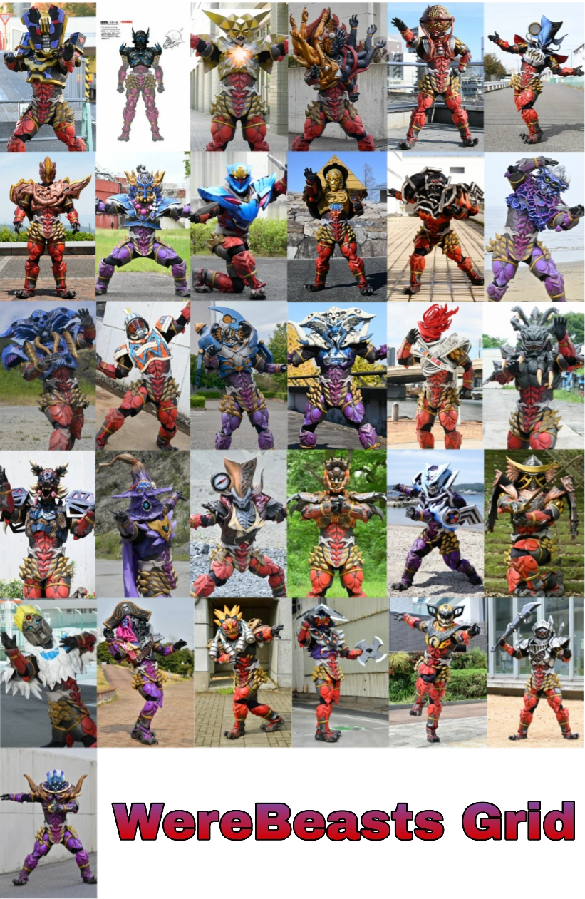 Power Rangers: Nexus Grid WereBeasts Grid | Fandom