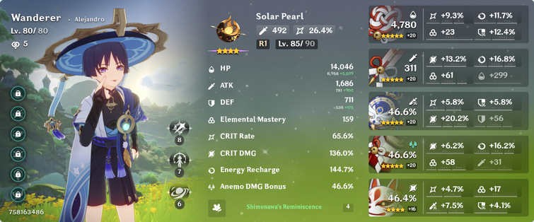 Thoughts on my Wanderer build? | Fandom