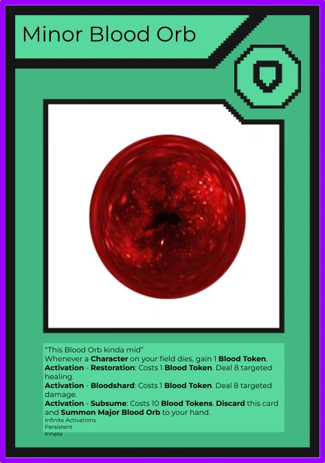 Minor Blood Orb | Belectonic Arts Official Wiki | Fandom