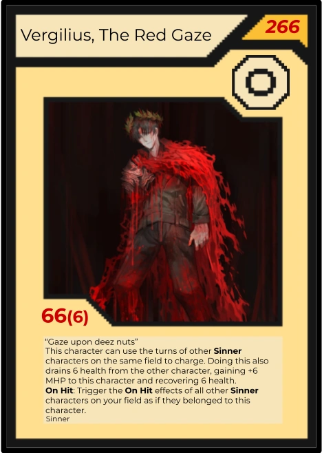 Vergilius, the Red Gaze | Belectonic Arts Official Wiki | Fandom