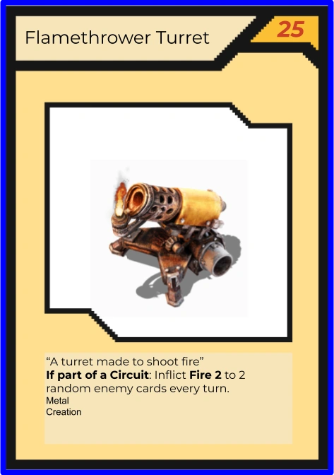 Flamethrower Turret | Belectonic Arts Official Wiki | Fandom