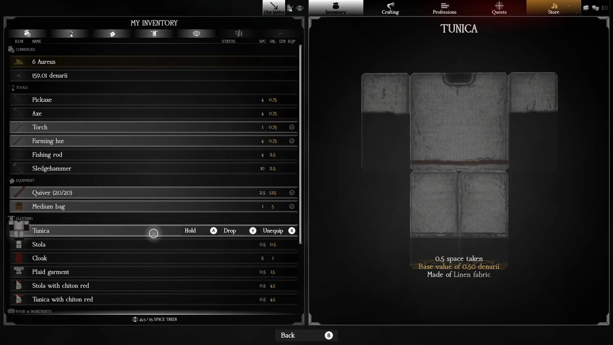 Tunica | Bellum Imperii Wiki | Fandom