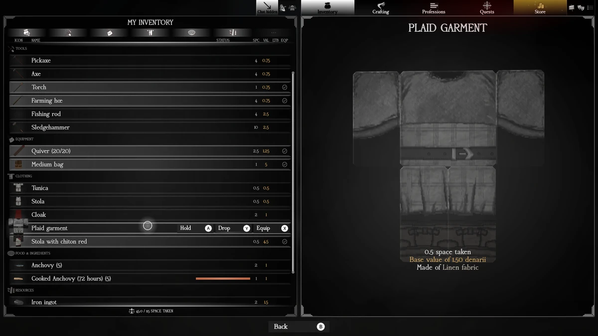 Plaid Garment | Bellum Imperii Wiki | Fandom