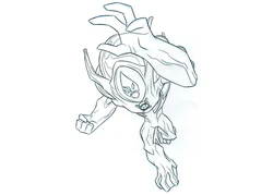 ben 10 coloring pages swamp fire boil