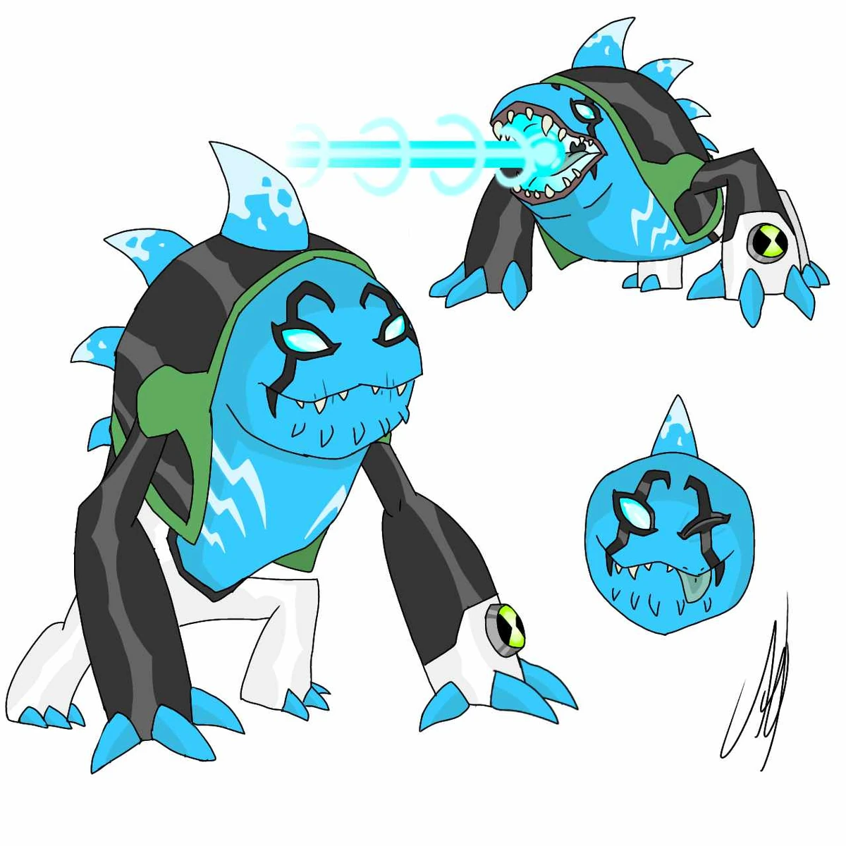 Arctiguana (Ominihero) | Ben 10 Fan Fiction Wiki | Fandom