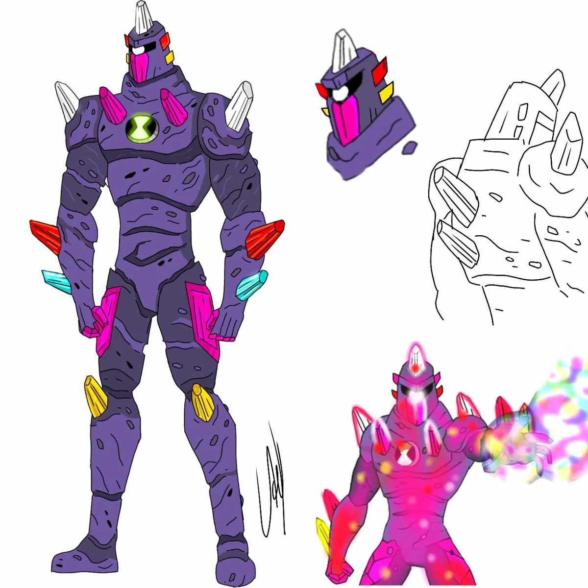 Chromastone (Ominihero) | Ben 10 Fan Fiction Wiki | Fandom