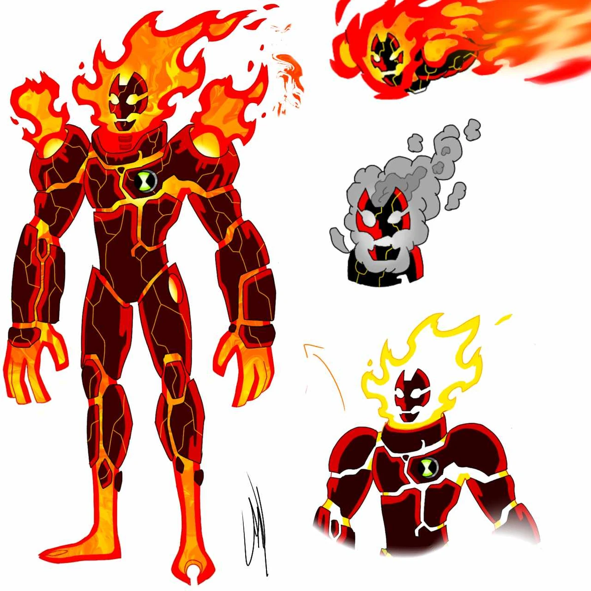 Heatblast (Ominihero) | Ben 10 Fan Fiction Wiki | Fandom