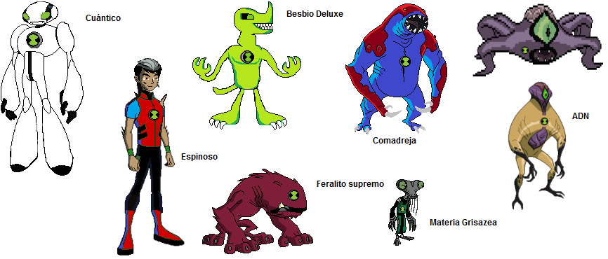 Ben 10 Todos Los Personajes Con Nombres Los Mejores Alienígenas De