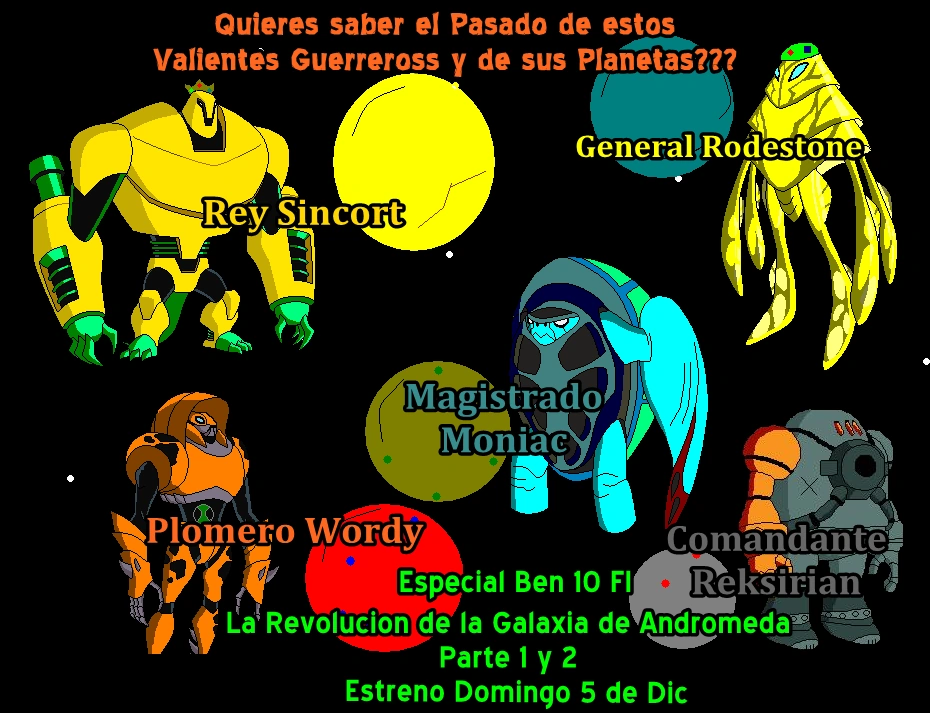 La Revolucion de la Galaxia de Andromeda Parte 1 | Ben 10 Fan Fiction ...