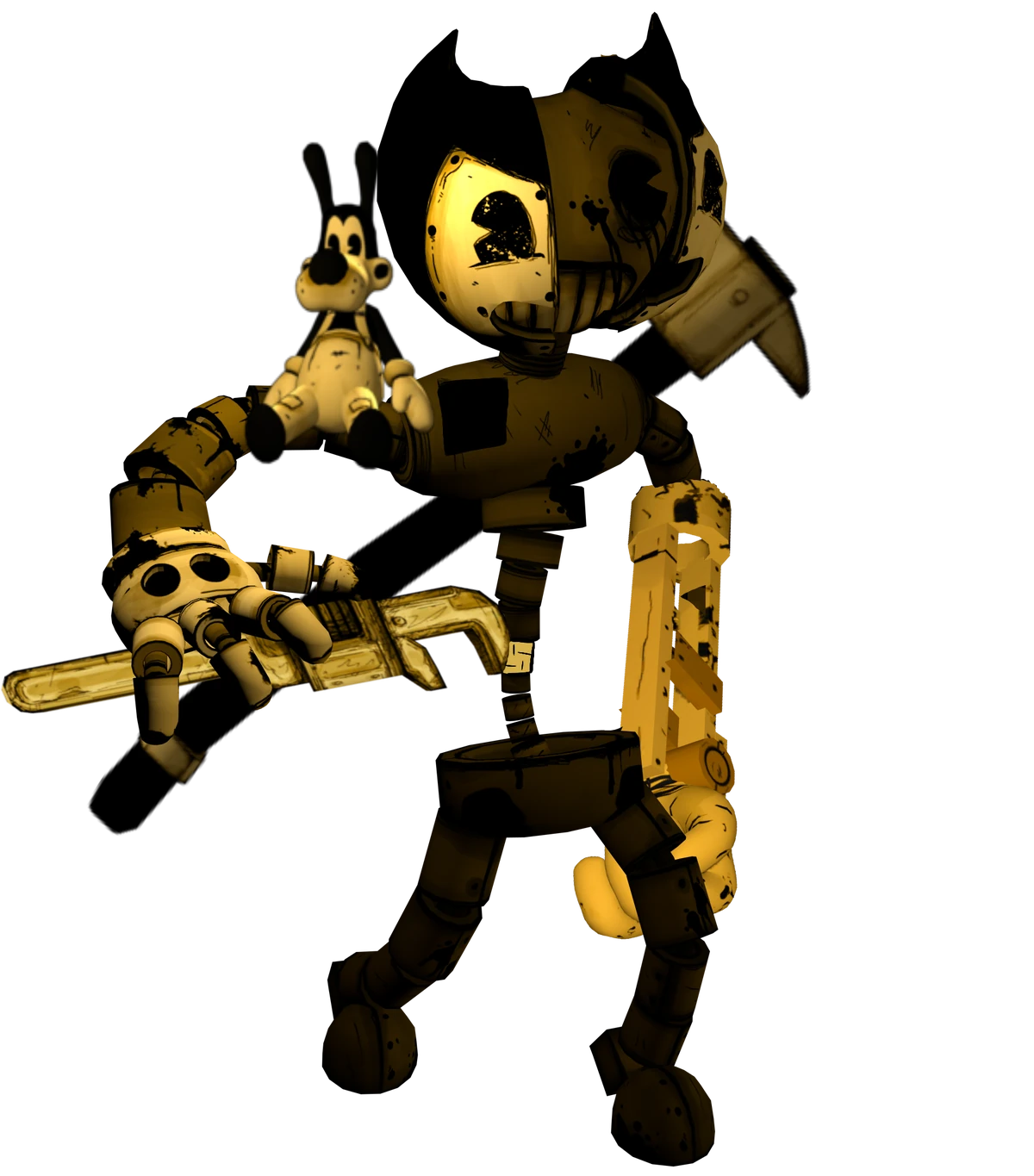 Fighter Animatronic Bendy | Bendy And The Ink Machine Custom Wiki | Fandom