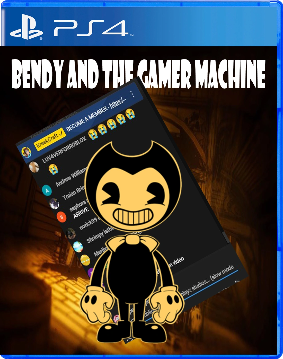 Bendy and the gamer machine | Bendy And The Ink Machine Custom Wiki ...