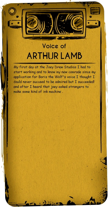 Arthur Lamb | Bendy and the Ink Machine OC Wiki | Fandom