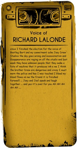 Richard Lalonde | Bendy and the Ink Machine OC Wiki | Fandom