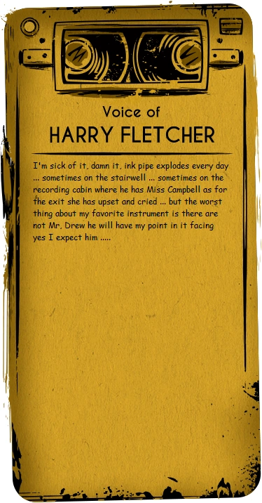 Harry Fletcher | Bendy and the Ink Machine OC Wiki | Fandom