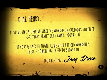 Joey's Note | Bendy Wiki | Fandom