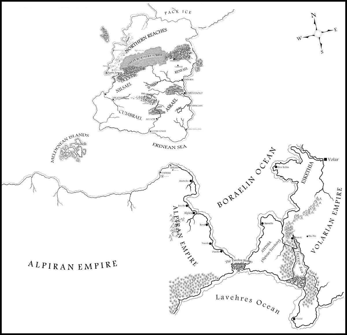 Map | Raven's Shadow Wiki | Fandom