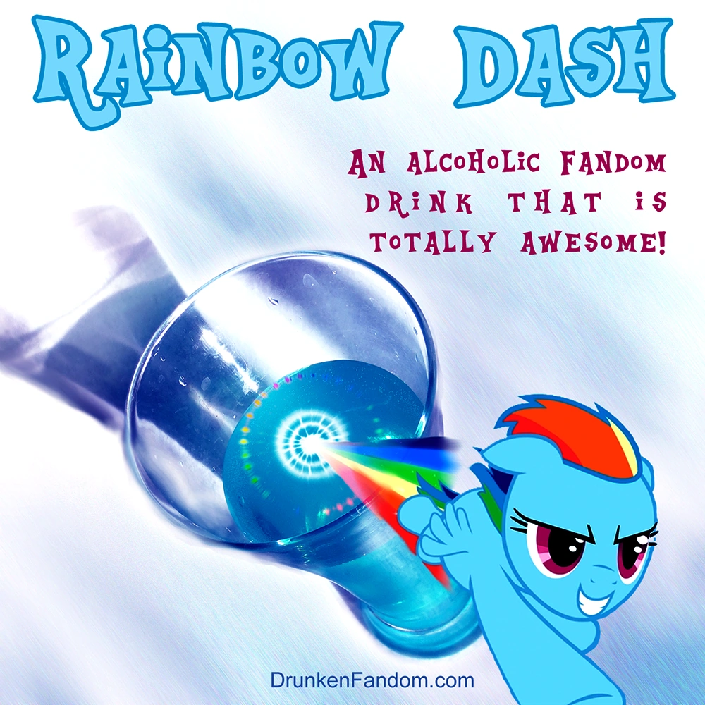 Rainbow Dash (shot) | Berry Punch's drink recipies Wiki | Fandom