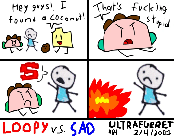 Loopy vs. Sad | Best Comic Ever Wiki | Fandom