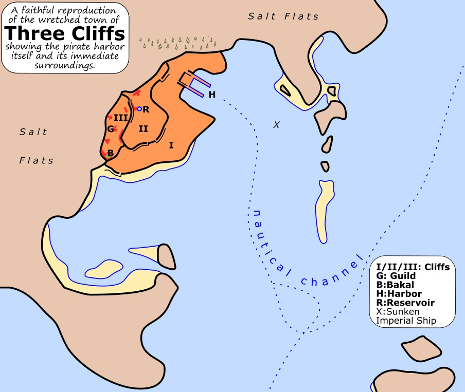 Three Cliffs | Delve Wiki | Fandom