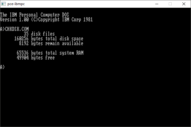 PC-DOS:1.0/CHKDSK.COM | Beta Changes Wiki | Fandom