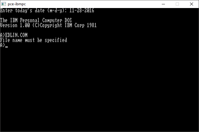 MS-DOS:1.25:CDP OEM:2.11/EDLIN.COM | Beta Changes Wiki | Fandom