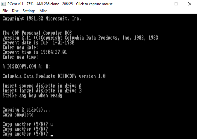 MS-DOS:1.25:Sanyo OEM/DISKCOPY.COM | Beta Changes Wiki | Fandom