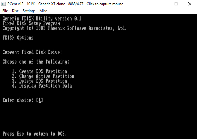 MS-DOS:2.11:AT&T 6300 OEM:2.0/disk01/FDISK.COM | Beta Changes Wiki | Fandom
