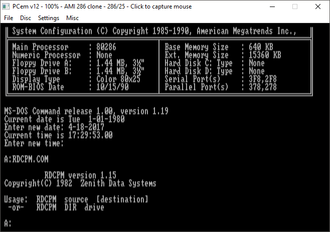 MS-DOS:1.25:Z-100 PC OEM/RDCPM.COM | Beta Changes Wiki | Fandom