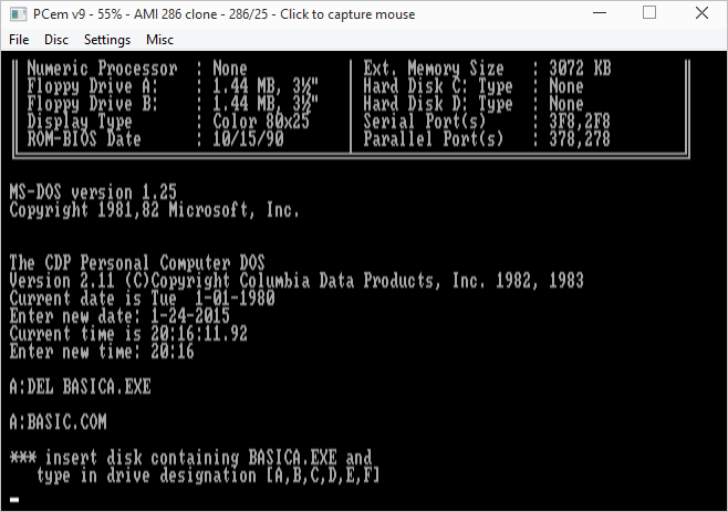 MS-DOS:1.25:CDP OEM:2.11/BASIC.COM | Beta Changes Wiki | Fandom