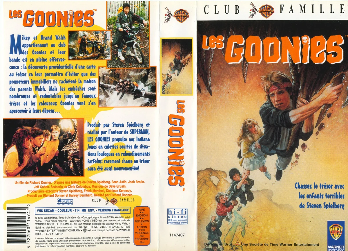 Warner Home Video (France) - Les Goonies (1994) (Vente) | Wiki VHS | Fandom